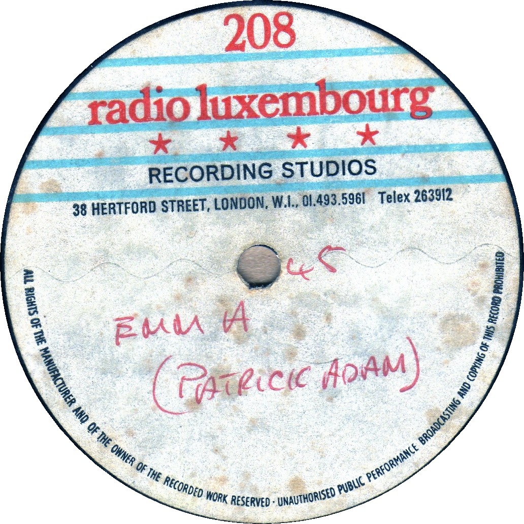 Patrick Adam – British Music Archive